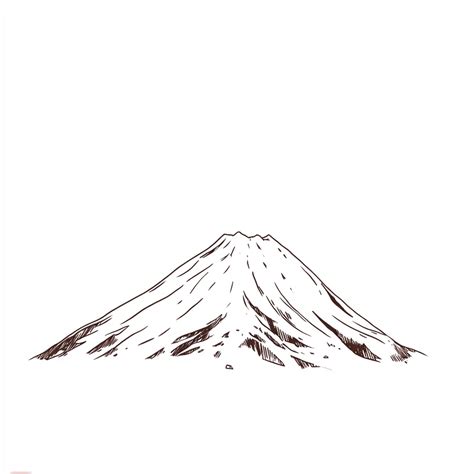 リアルな富士山｜イラスト・フリー素材なら「シンテリ」