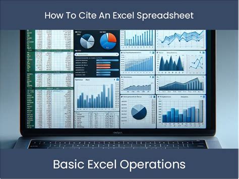Excel Tutorial How To Cite An Excel Spreadsheet