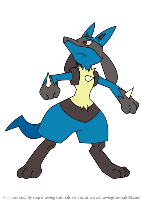 Mega Lucario Drawing At Explore Collection Of Mega