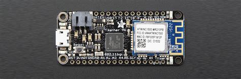 Feather Of The Day Adafruit Feather M0 WiFi Adafruit Feather MicrochipMakes Adafruit