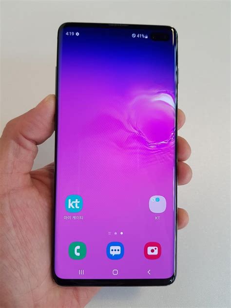 갤럭시s10플러스 블랙 128gb 중고폰 상태굿 무잔 헬로마켓