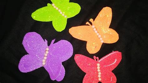 Diyhow To Make Beautiful Butterfly With Glitter Paper And Glueroom