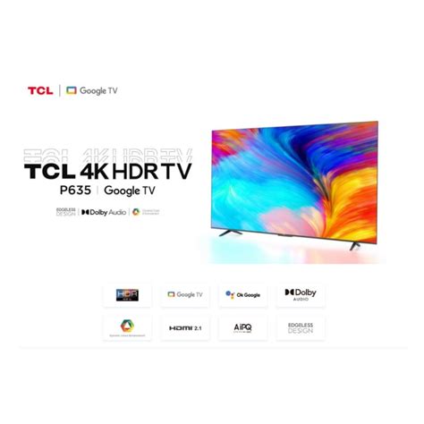 TCL 4K HDR TV Google TV 4K HDR TV LCD Display Dynamic Color