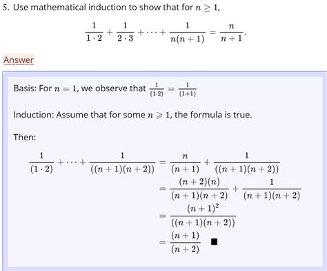 Math Induction Worksheet Series Induction Algebra All Content Math