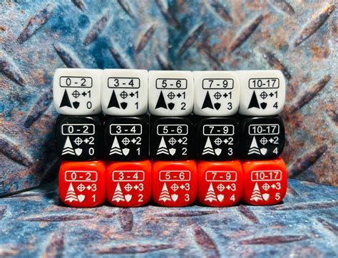 Battletech Movement 16mm Dice Da Scrapyard Ork