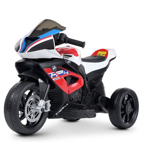 Детский мотоцикл BMW (2 мотора 25W, 1 аккум 12V4 5AH, MP3, USB) JT5008 ...