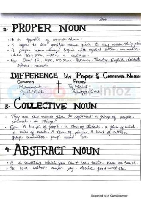 SOLUTION Nouns And It S Types Studypool
