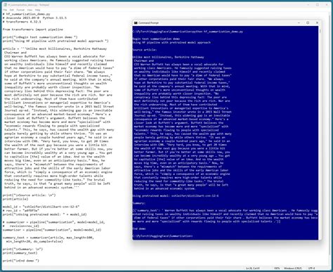 Hftextsummarizationpipelinedemo James D Mccaffrey