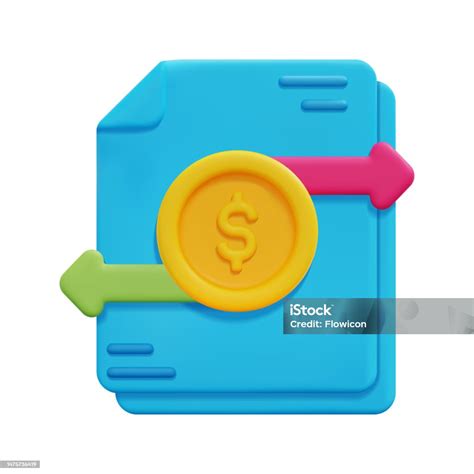 3d 트랜잭션 아이콘 벡터입니다 흰색 배경에 격리 3d 회계 비즈니스 및 재무 개념 만화 최소한의 스타일 3d 종이 거래 명세서 지불 아이콘 벡터 렌더링 그림 0명에 대한