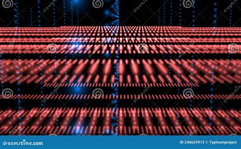 Meta Verse Where Big Data Is Accumulated A Digital Space Where Information Is Lined Up In An