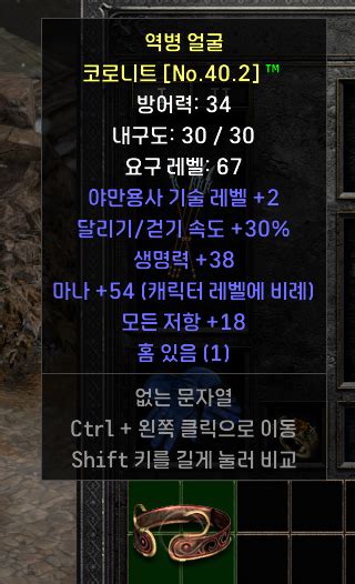 바바뚜껑 쓰일까요 디아블로2 득템and자랑 게시판 디아블로2 인벤
