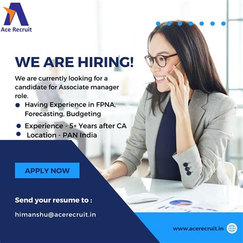 Ace Recruit Is Hiring Finance Professionals Himanshu Kumar Sinha