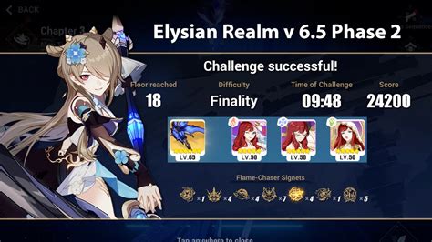 Elysian Realm Finality Fr Fallen Rosemary X275 Full Run Honkai