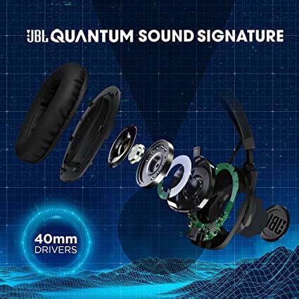 Jbl Quantum Wired Over Ear Gaming Headphones With Mic Mm Dynamic Drivers Quantum Sound