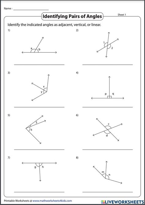 Free Angles Worksheet 8th Grade Download Free Angles Worksheet 8th