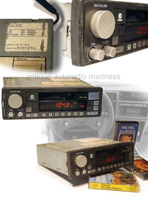 Acumulativo Servicio azúcar autoradio cassette clarion auditoría detrás