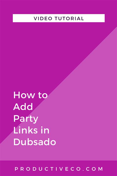 how to add 3rd party links in dubsado ・productive co