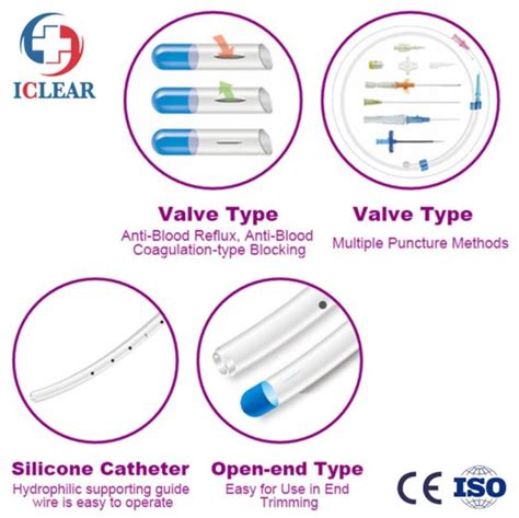 65cm Valve Type Disposable Medical Picc Peripherally Inserted Central