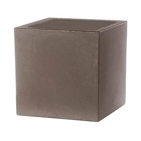 Plastic Flower Pot Schio Cubo Χορομίδης