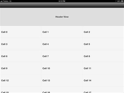 github timoliver togridview a lightweight collection view for ios