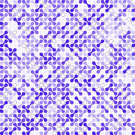 Premium Vector Seamless Metaball Violet Color Background Pattern