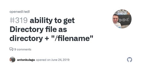 ability to get directory file as directory filename · issue 319