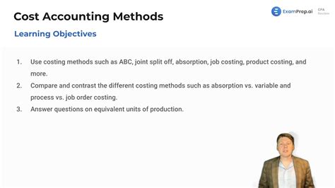 Cost Accounting Methods Overview And Objectives