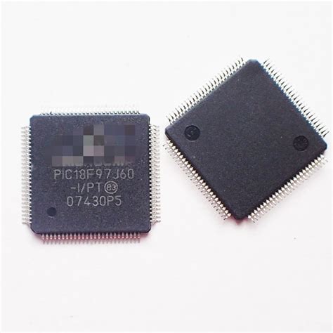 5 Pcs Lot Pic18f97j60 I Pt Pic18f97j60 I Pic18f97j60 Qfp80 100 New