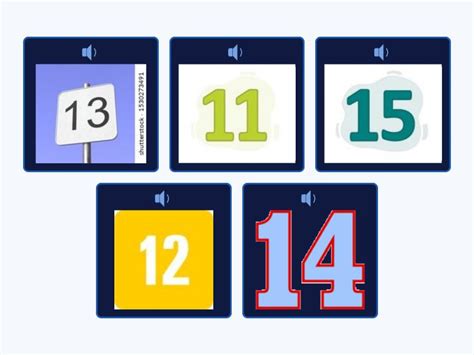 Numbers 11 15 Flip Tiles Kutucukları çevir