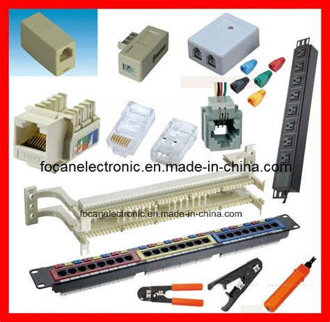 Cat5e Keystone Jack Face Plates And 110 Wiring Block Cable Tester