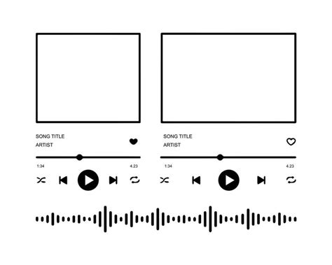Music Player Buttons SVG Spotify Playlist Symbols Play Etsy Canada In