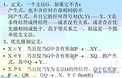 编译原理——自下而上的语法分析方法（算符优先分析法）算法优先分析法 Csdn博客
