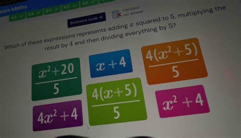 Solved 68 Parx Maths B A √ 68 6c Bd Not Allowed Bookwork Code 61