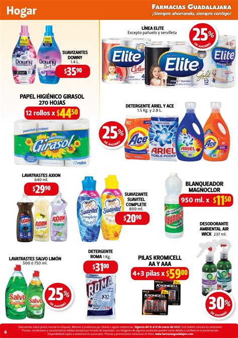 Folleto Farmacias Guadalajara Maratón del Ahorro al de marzo