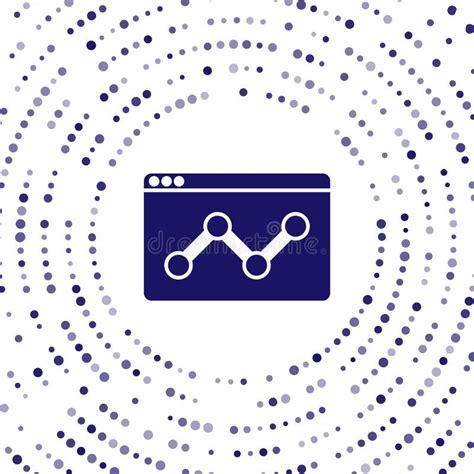 Blue Web Analytics Information And Development Website Statistic Icon