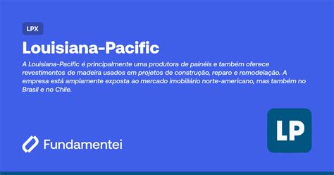Lpx Louisiana Pacific Fundamentei