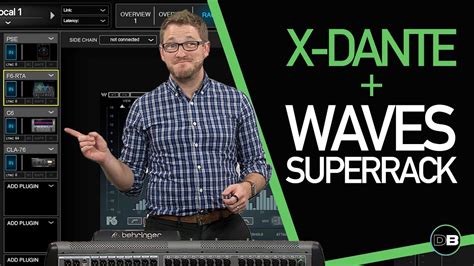 Behringer X32 X Dante Waves SuperRack 6 Insertable Racks YouTube