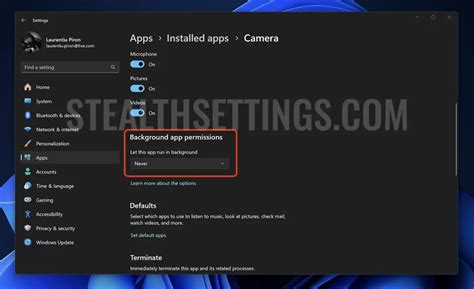 How To Turn Off Applications Running In Windows 11 Background