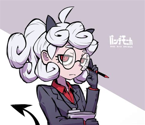 Pandemonica Helltaker Drawn By Solidus Sword Cube Danbooru