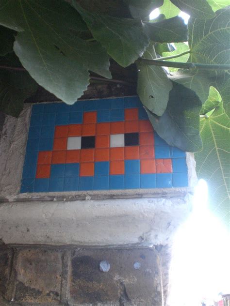 Global Graffiti Wall Invader