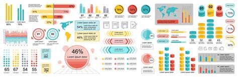 Mega Set Of Infographic Elements Data Visualization Vector Design Template Can Be Used For