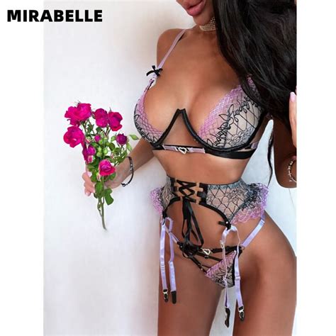 MIRABELLE Lencer A Fina Y Sexy Para Mujer Conjunto De Sujetador De Lujo