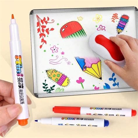 12pcs Dry Erase MarkersUltra Fine Tip Low Odor Ultra Fine Point Dry Erase Markers For Planning