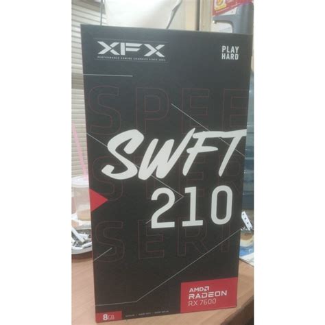 Jual Xfx Radeon Rx 7600 Rx7600 Speedster Swft210 Core 8gb Gddr6 Vga Shopee Indonesia