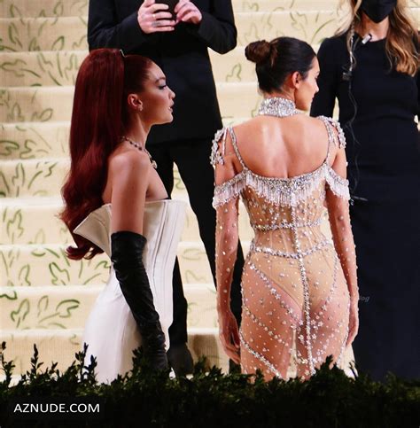 Kendall Jenner Poses Naked In G String Dress To Steal The Spotlight At Met Gala In Nyc Aznude