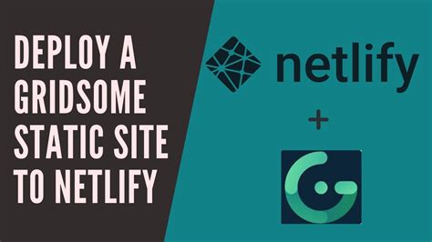 Deploy A Gridsome Static Site To Netlify In Minutes Youtube