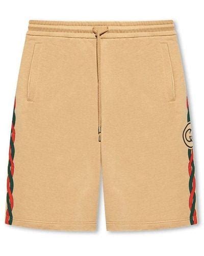 Natural Gucci Shorts For Men Lyst Uk