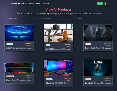 Github Bitcraft3rswipe Setups Rating And Review Website For Desk