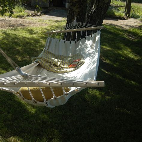 Canvas Hammock For Summer Lazing Available From Le Petit Jardin