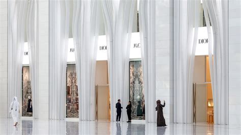 Arandalasch Creates Glowing Facade With Undulating Fins For Dior In Qatar